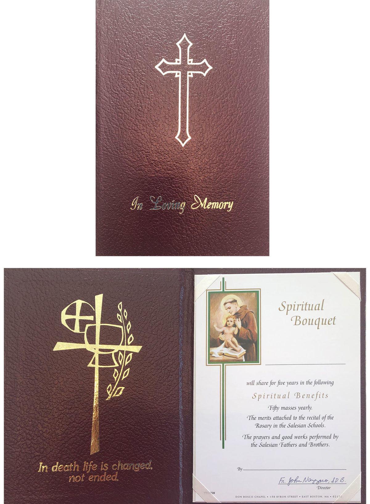 Mass Cards - Hard Cover - Salesian Mass Cards
