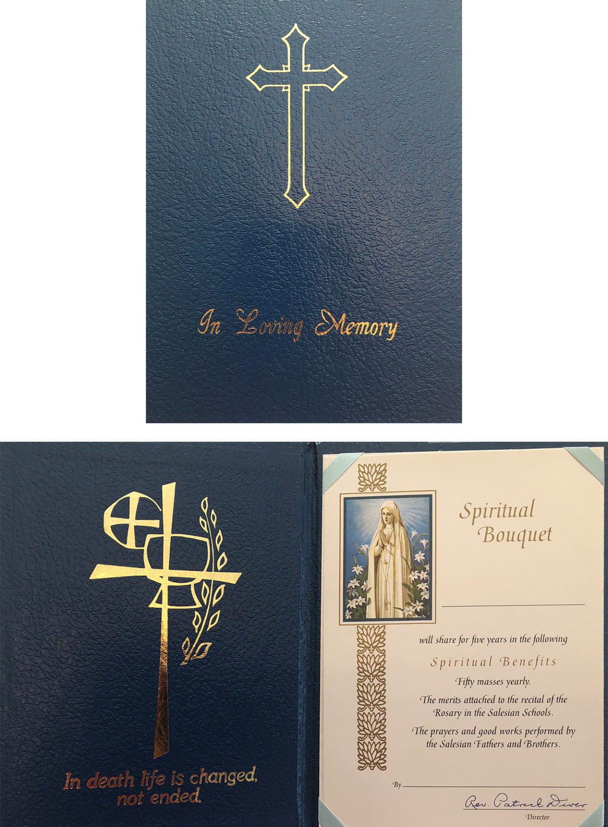 Mass Cards - Hard Cover - Salesian Mass Cards