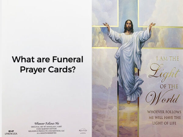 Funeral Prayer Cards - Salesian Mass Cards